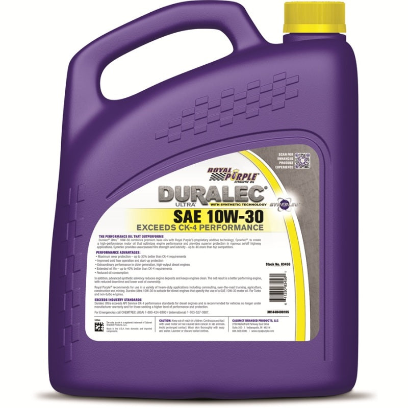 Royal Purple Duralec Ultra Diesel 10W-30 CK-4 Motor Oil - 1 Gallon ...